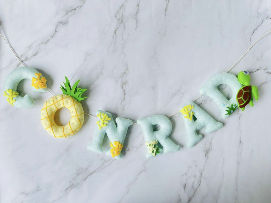 Felt Name Banners – Felty Navi